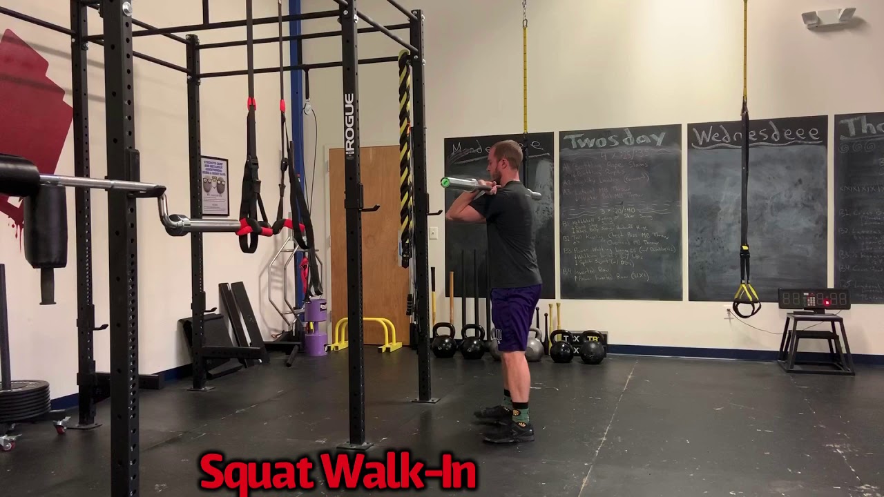 Squat Walk-In - YouTube