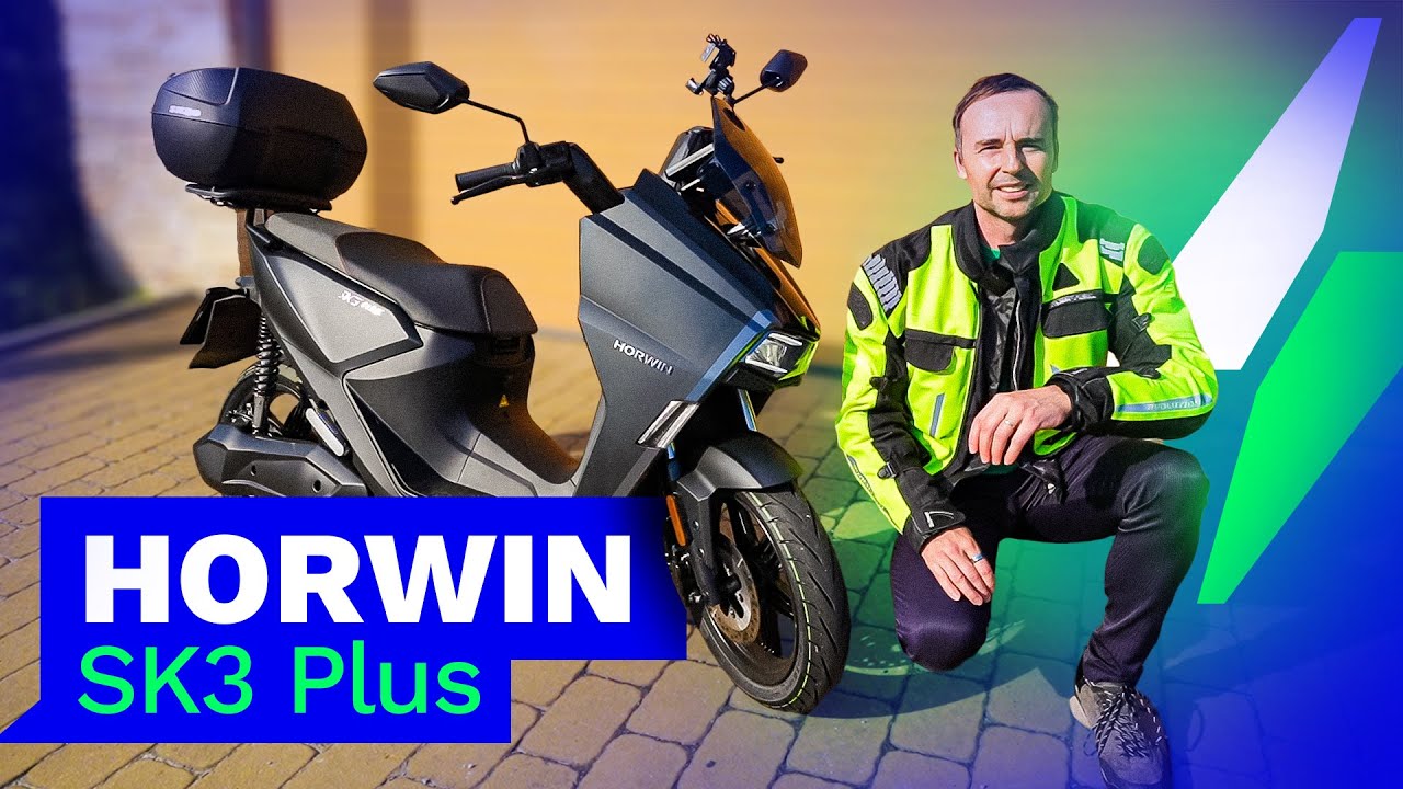 Horwin SK3 Plus | test městského agilního elektrického skútru | Electro ...