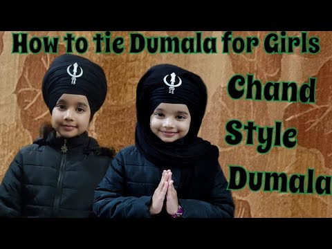 How to tie Dumalla For Girls। Chand Style Dumalla Training।Tutorial ...