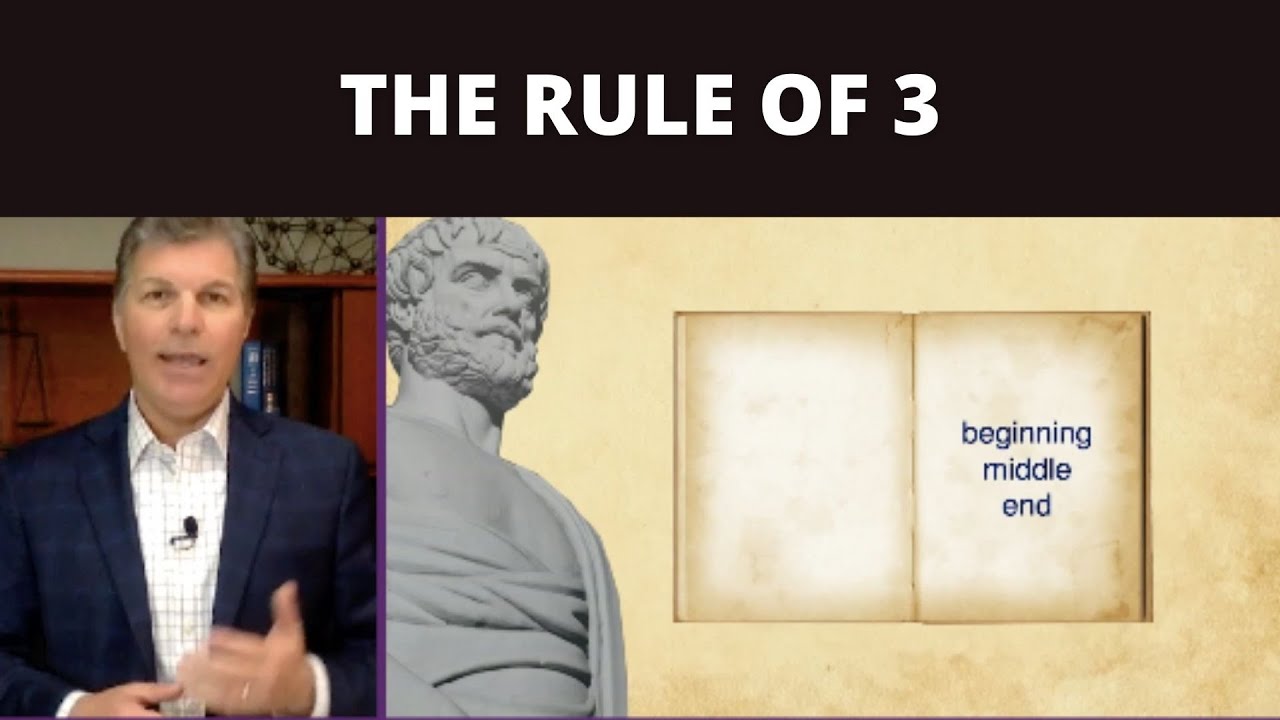 Follow the RULE OF 3 in Public Speaking - YouTube