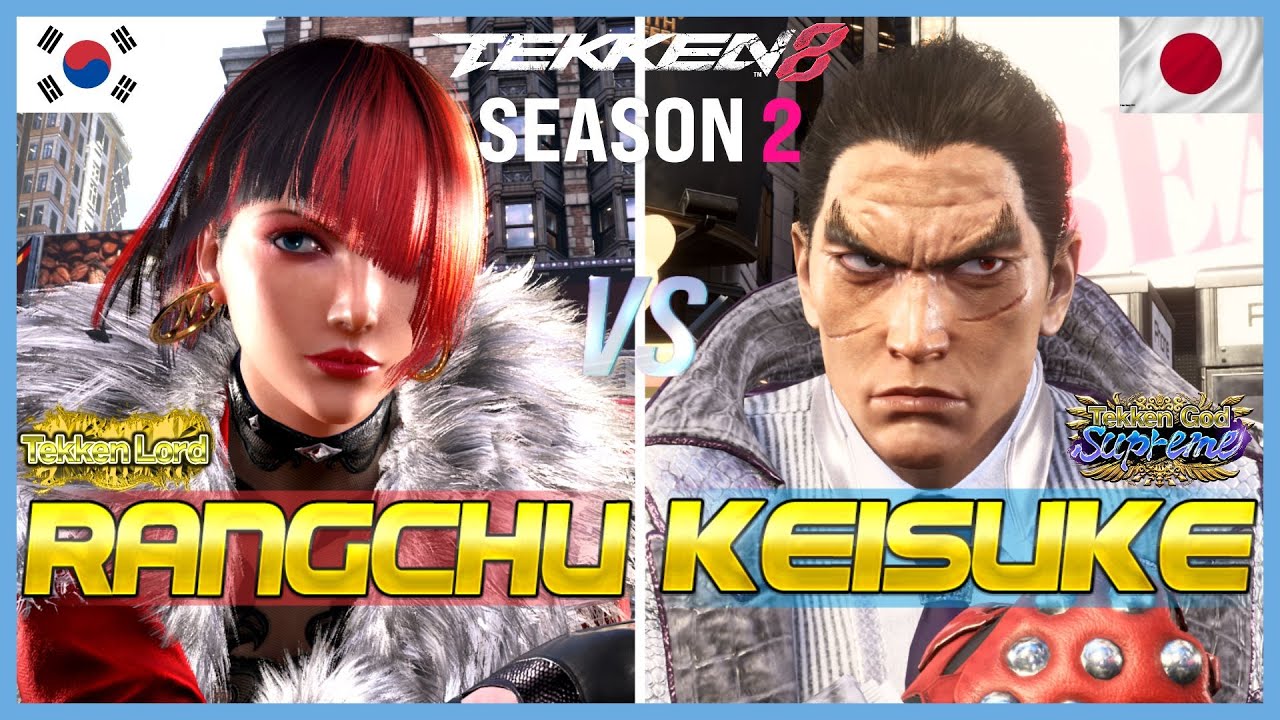 Tekken 8 Season 2 KEISUKE (#2 Ranked Kazuya) Vs RANGCHU (#2 Ranked Anna) High Level Gameplay ...