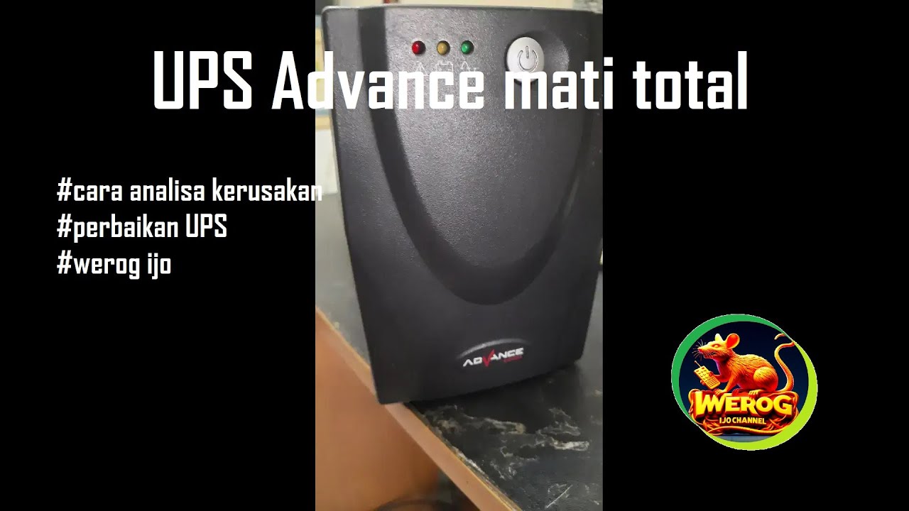 UPS mati total! Analisa kerusakan dan perbaikan - YouTube