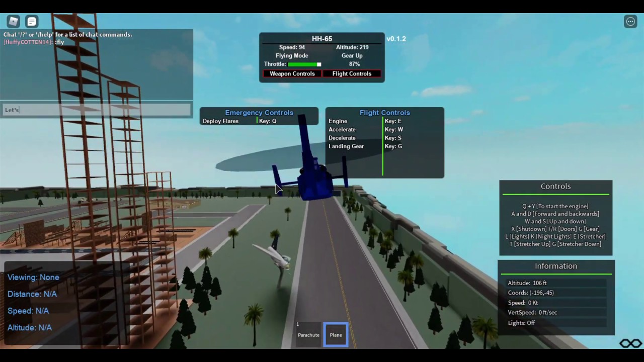 Flying a heli over a roblox group's base - YouTube