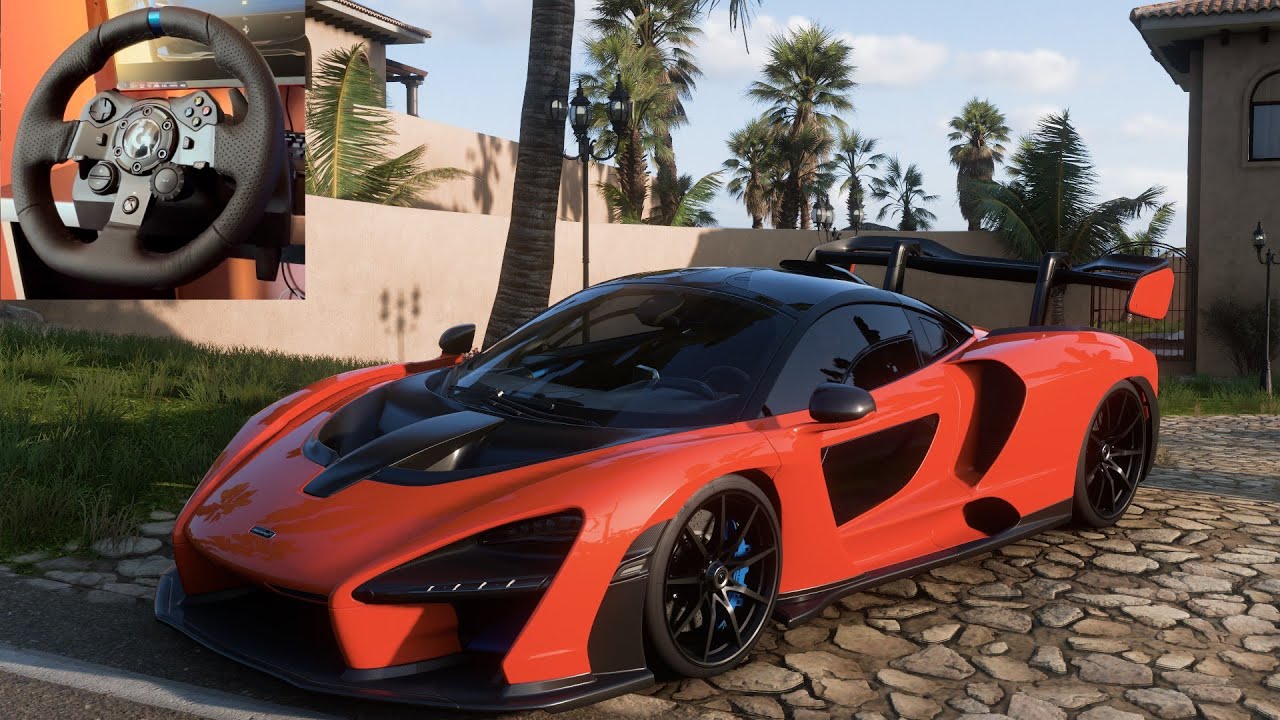 Mclaren Senna Forza Horizon 5 Logitech g923 - YouTube