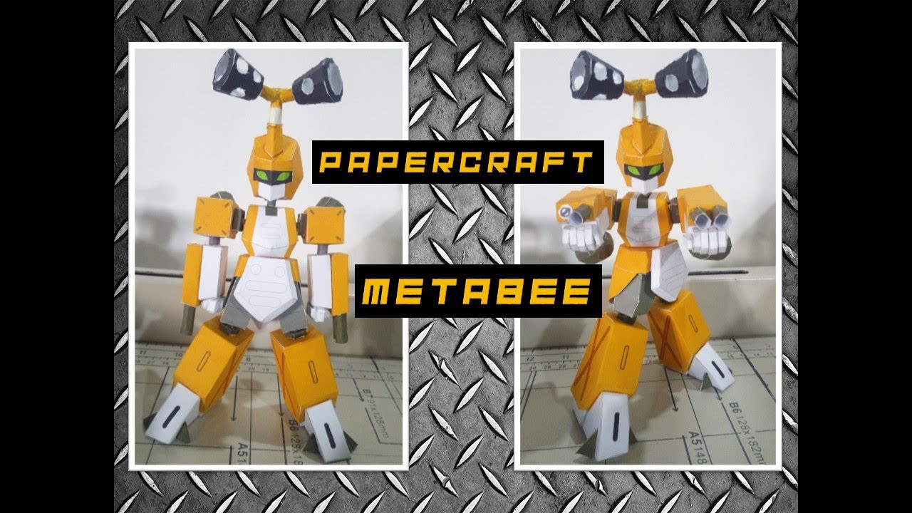 Papercraft de Metabee - Medabots - YouTube