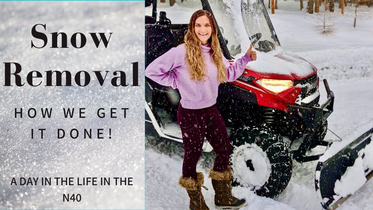 Snowstorm Snow Removal! How we get it done! A winter day in the Life in ...