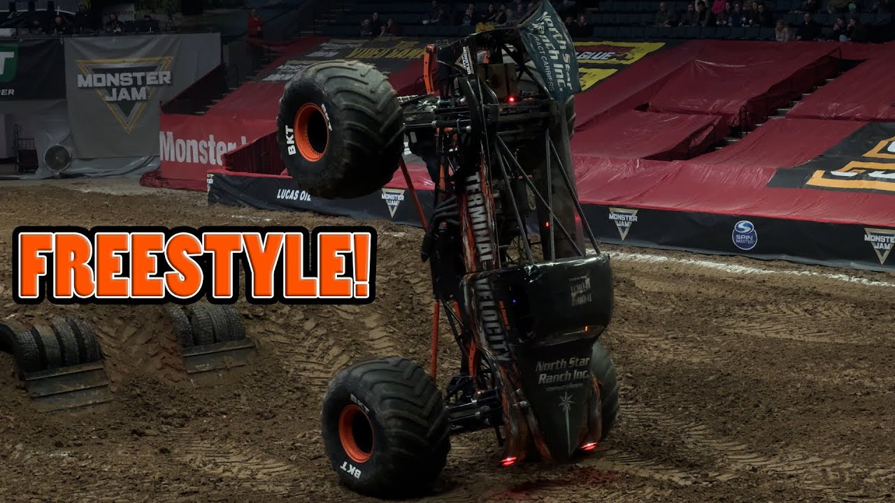 Terminal Velocity Monster Truck Freestyle - Grand Rapids Monster Jam ...
