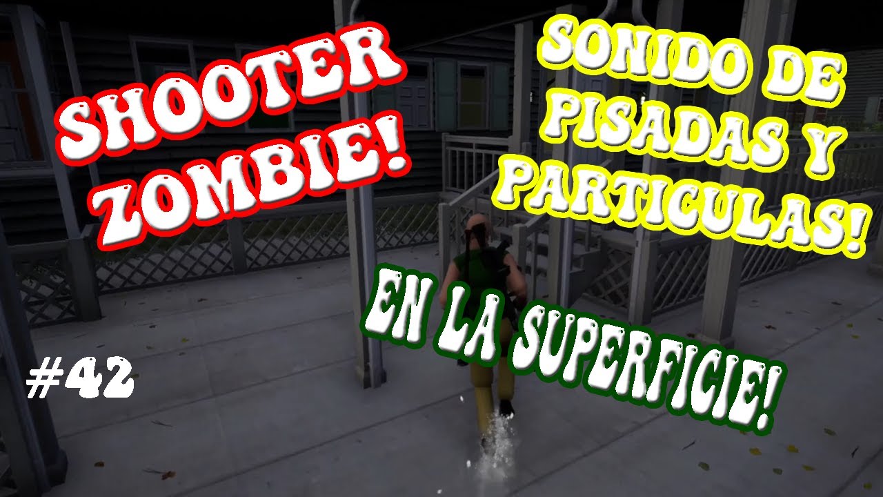 UE5|#42 Shooter Zombie sonidos y particulas al pisar superficies! - YouTube