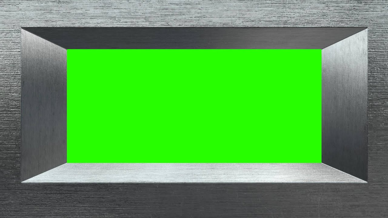 beautiful frame green screen royalty free footage - YouTube