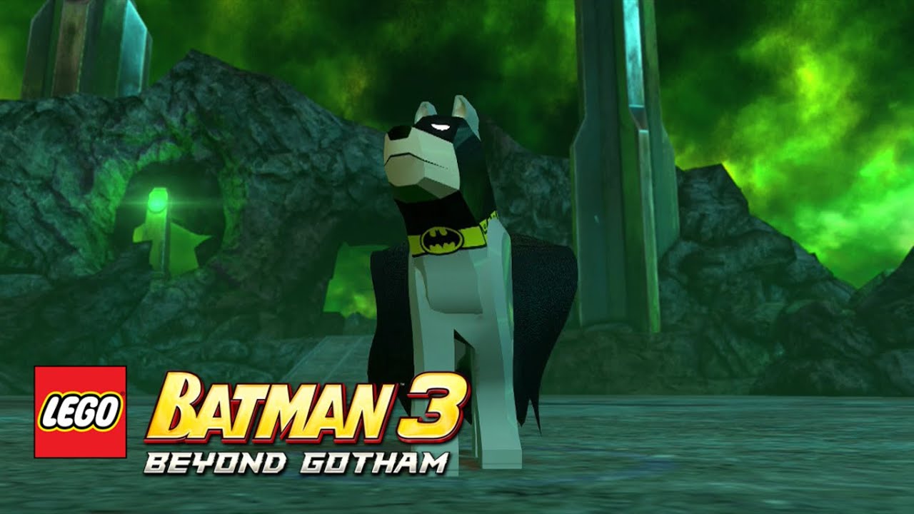 LEGO Batman 3: Beyond Gotham - Ace the Bat-Hound Oa free roam - YouTube