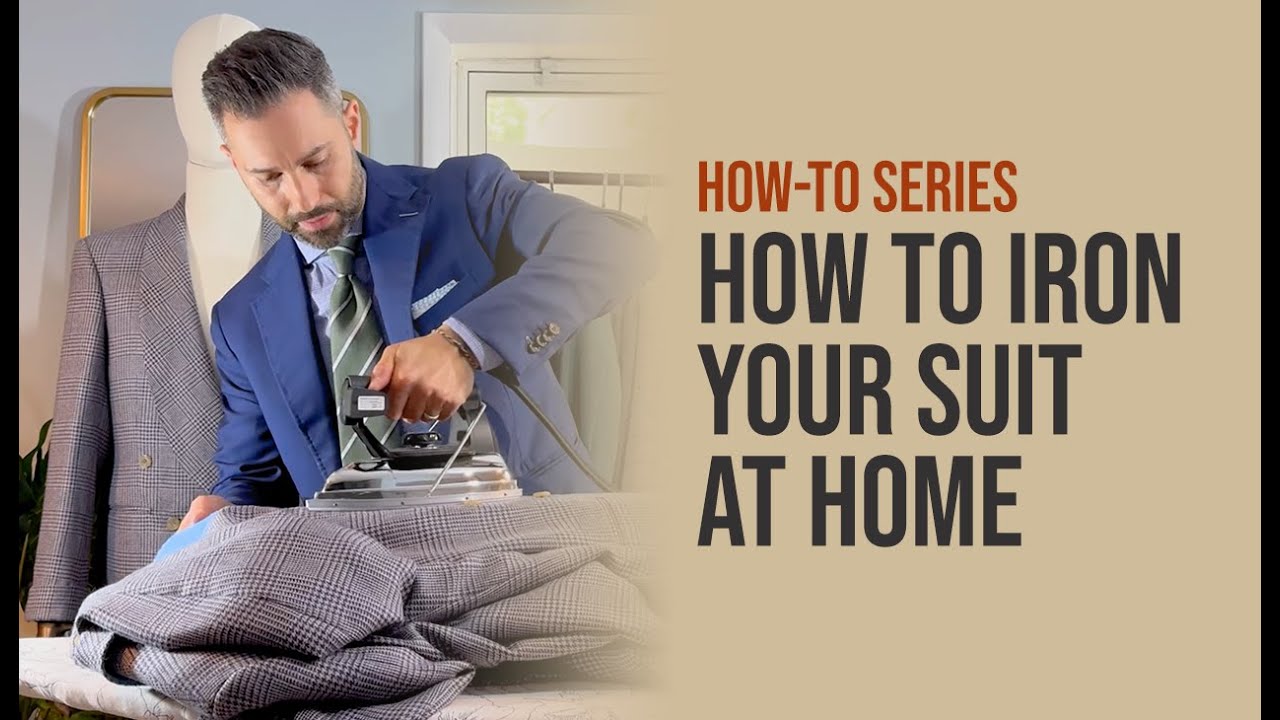How To Iron a Suit | Jeffrey Scott Bespoke - YouTube
