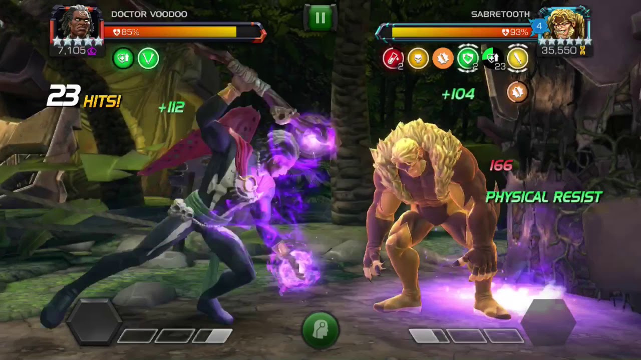 MCOC UNCOLLECTED SABRETOOTH ONE SHOT WITH DR. Voodoo - YouTube