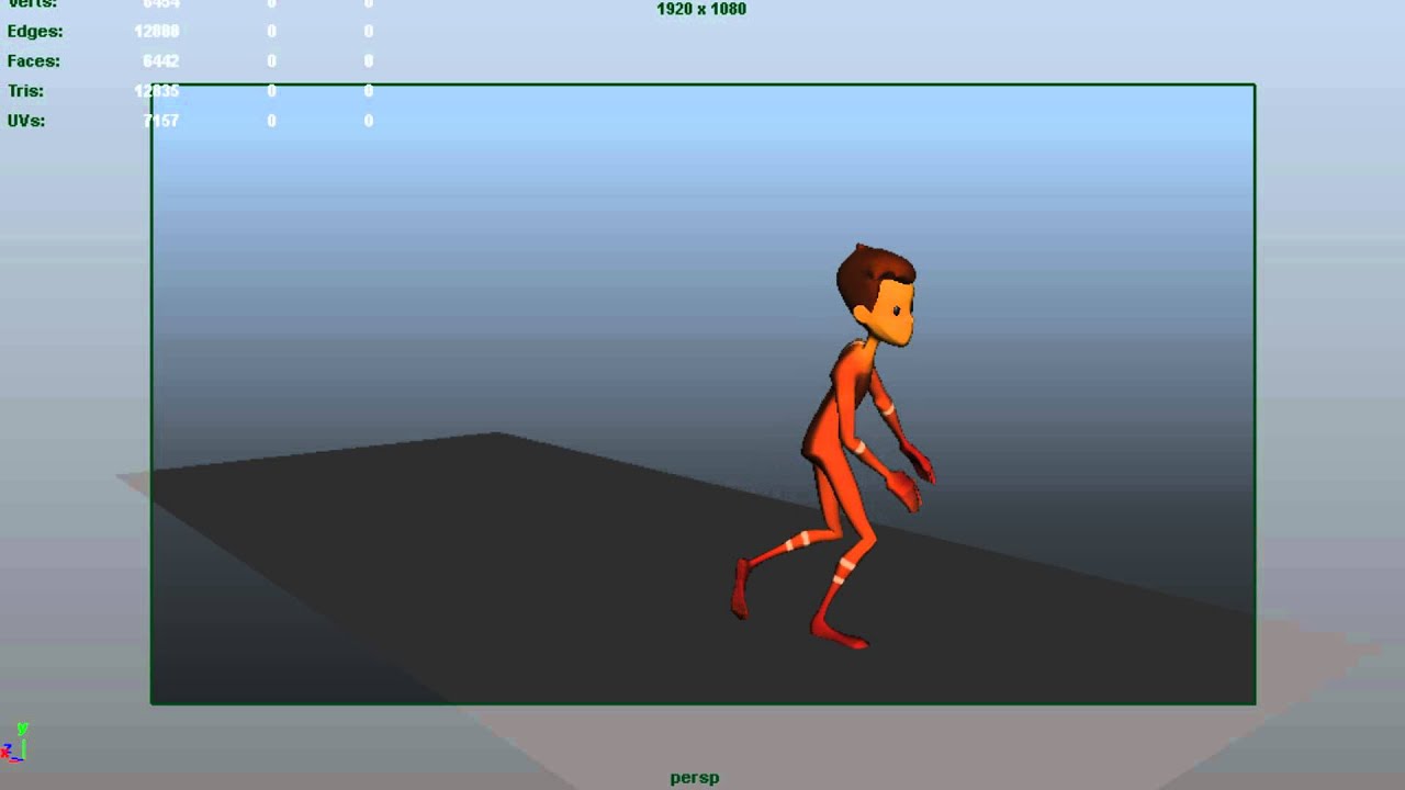 forward roll animation test - YouTube