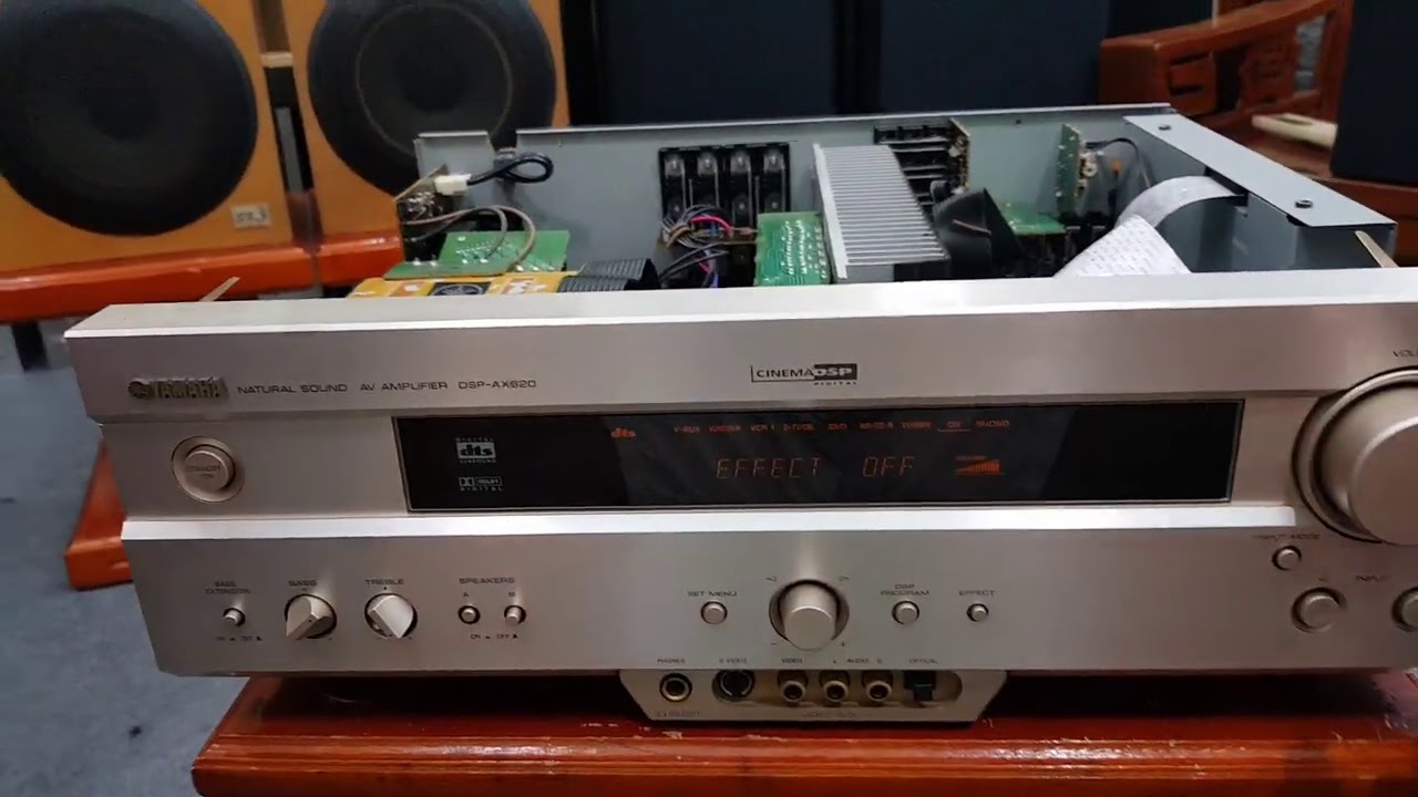 (Đã bán) Amply xem phim Yamaha DSP AX 620 - giải mã DAC - bass đánh lực ...