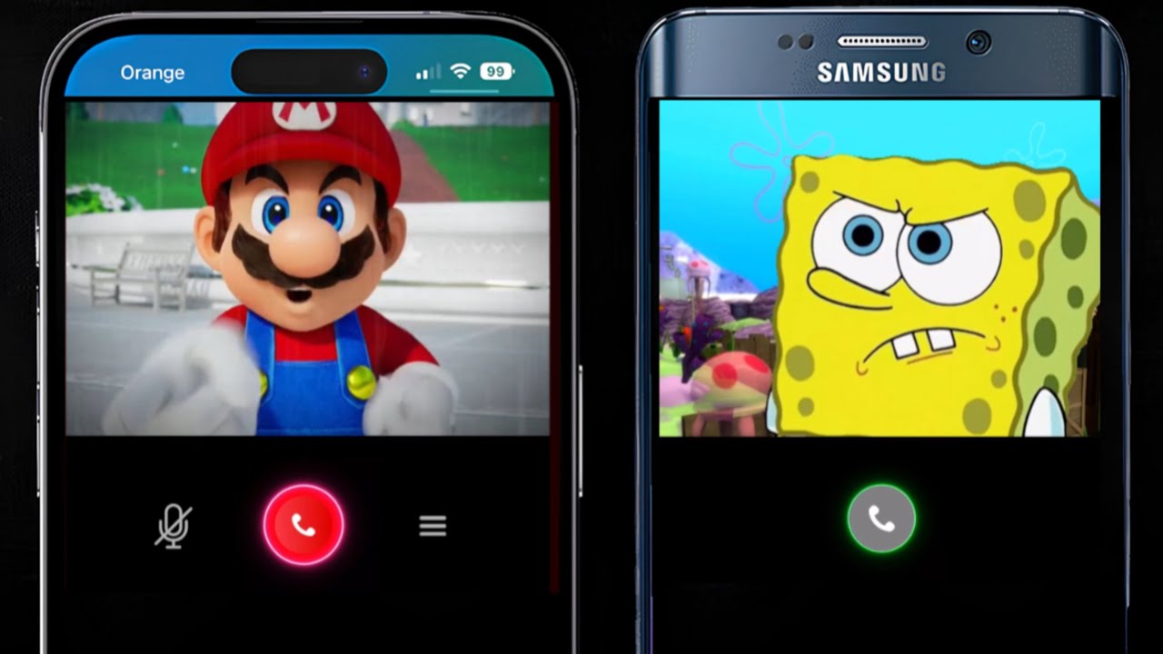 Mario called the spongebob, and he started fighting | meme - YouTube