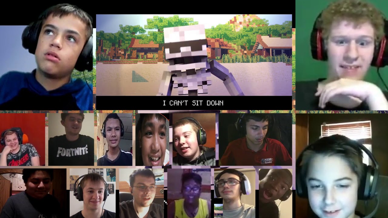 [VERSION 2.0] MINECRAFT SKELETON RAP | ZAMination Version (Music Video ...