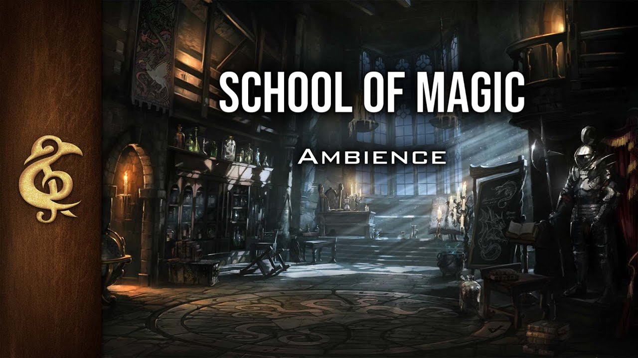 School Of Magic | Enchanted Ambience | 1 Hour - YouTube