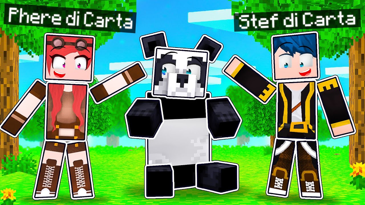 LA NOSTRA NUOVA SKIN DI CARTA! - MINECRAFT - YouTube
