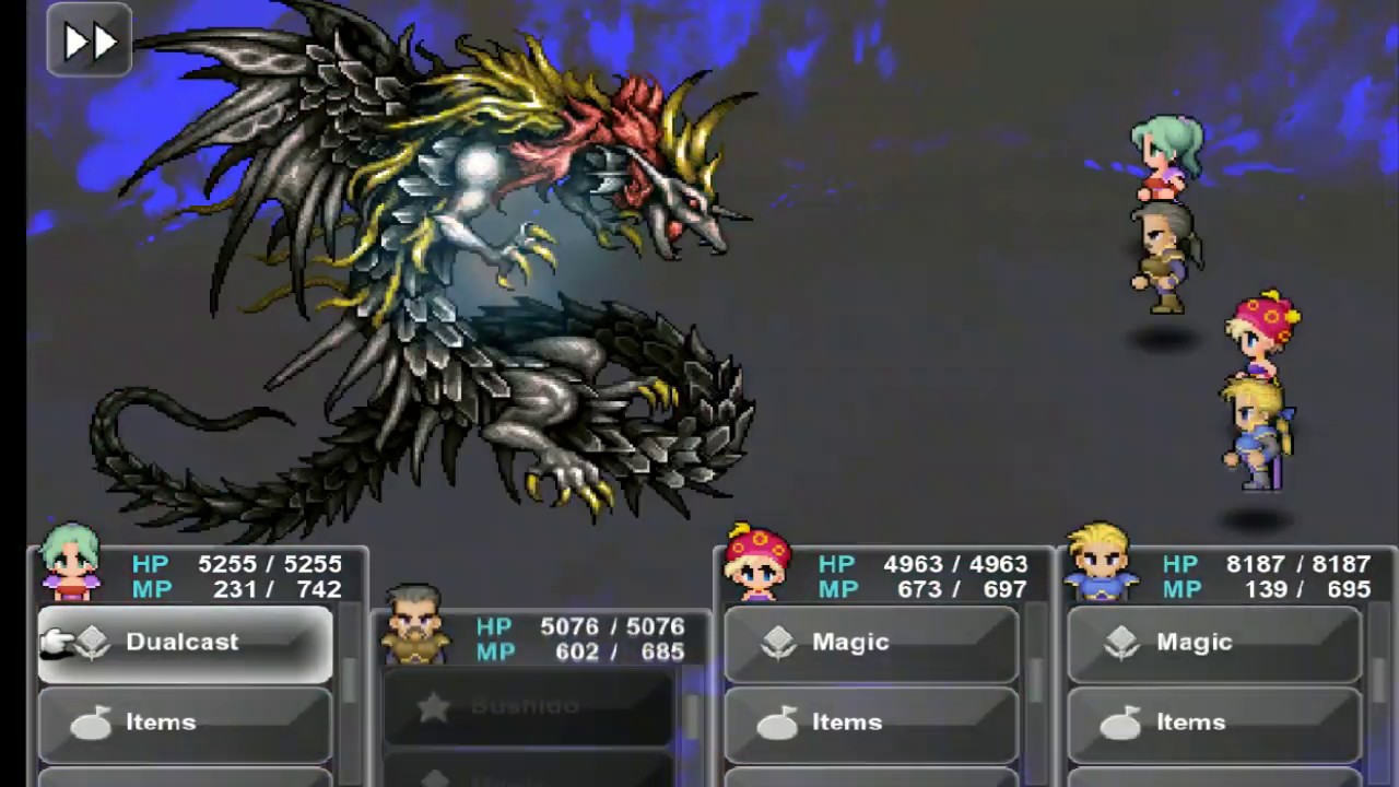 Final Fantasy VI (6) Kaiser Dragon Boss Fight - YouTube