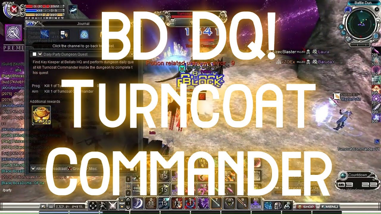 Battle Dungeon Daily Quest! RF Online Philippines - Xtian Jovic (Devii ...