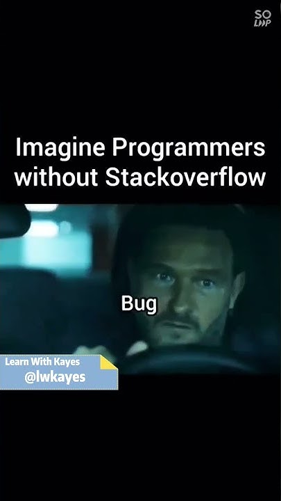 Imagine Programmers without StackOverFlow #lwkayes #shorts #coding - YouTube