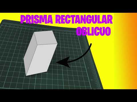 Cómo hacer un Prisma Rectangular Oblicuo - YouTube