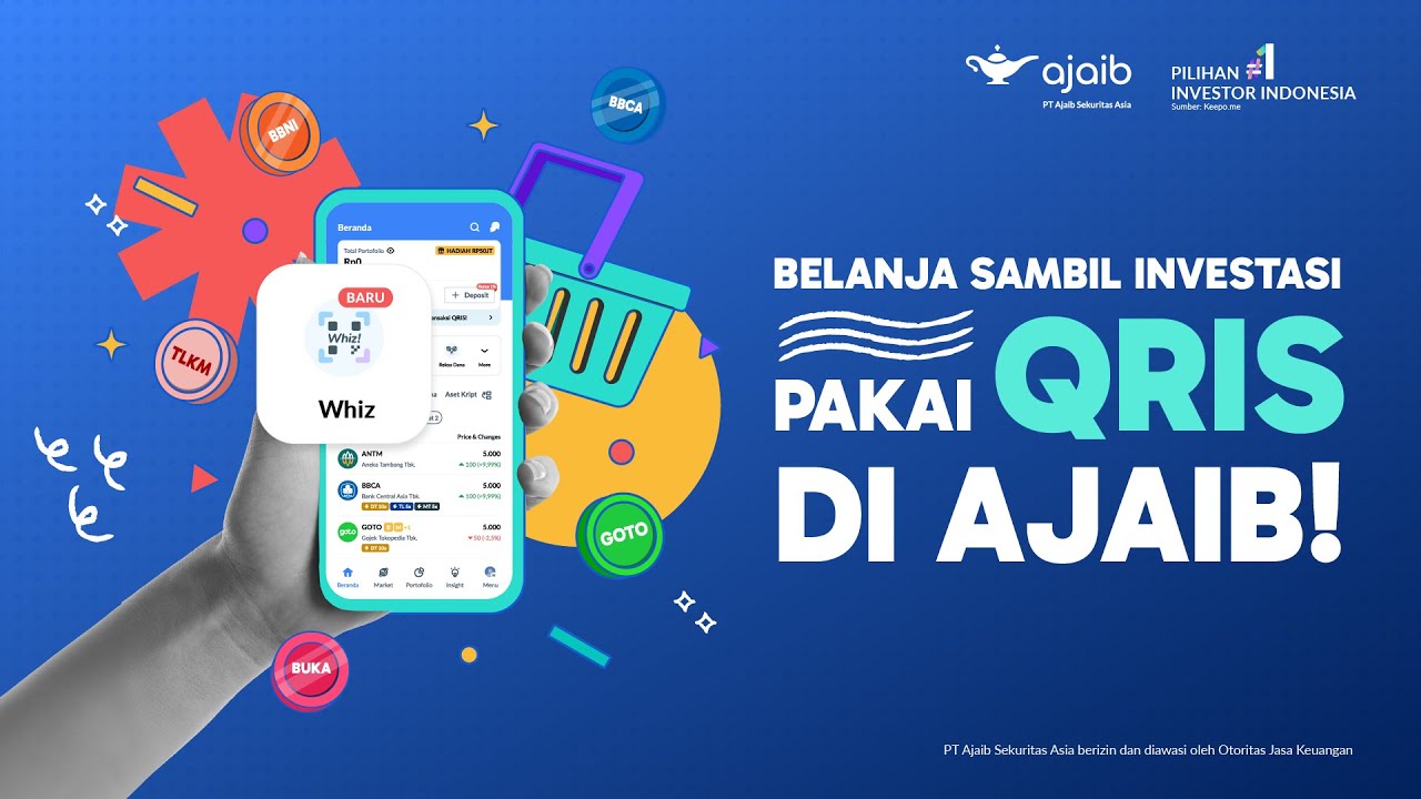 Belanja Sambil Investasi, Pakai QRIS di Ajaib! - YouTube