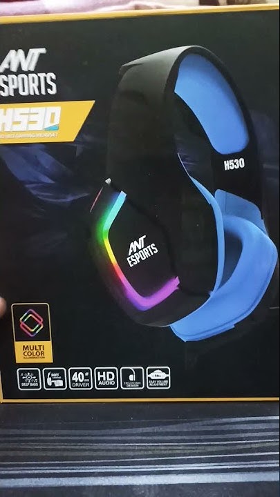 ANT ESPORTS H530 GAMING HEADSET - YouTube