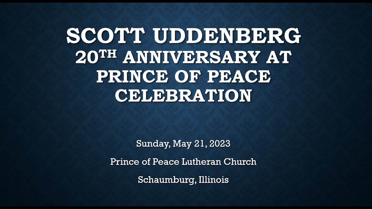 Thank You for the Music, Scott Uddenberg - YouTube