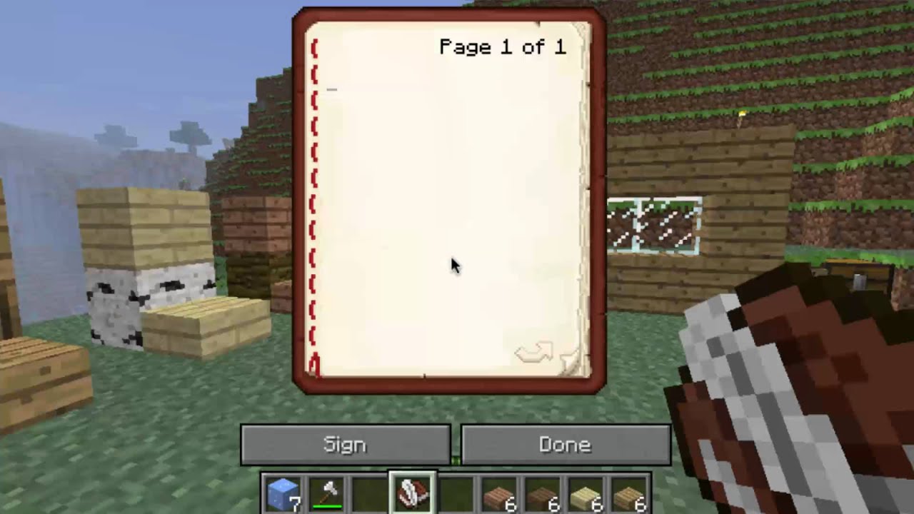 Minecraft - 12w17a Snapshot | Writtable Books, Wooden Slabs (HD) - YouTube