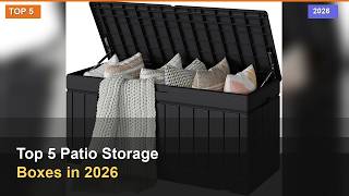 Top 5 Patio Storage Boxes in 2026