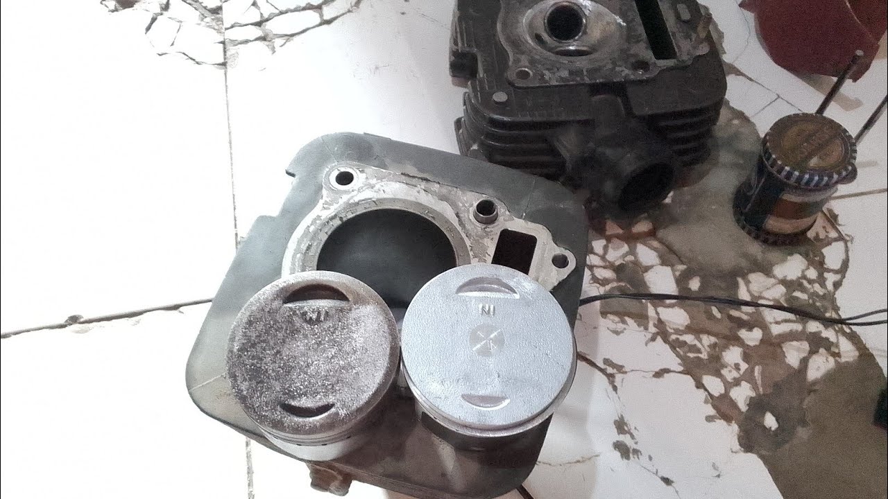 Proses Bore Up Apache 160 2v Pakai Piston 62.5mm - YouTube