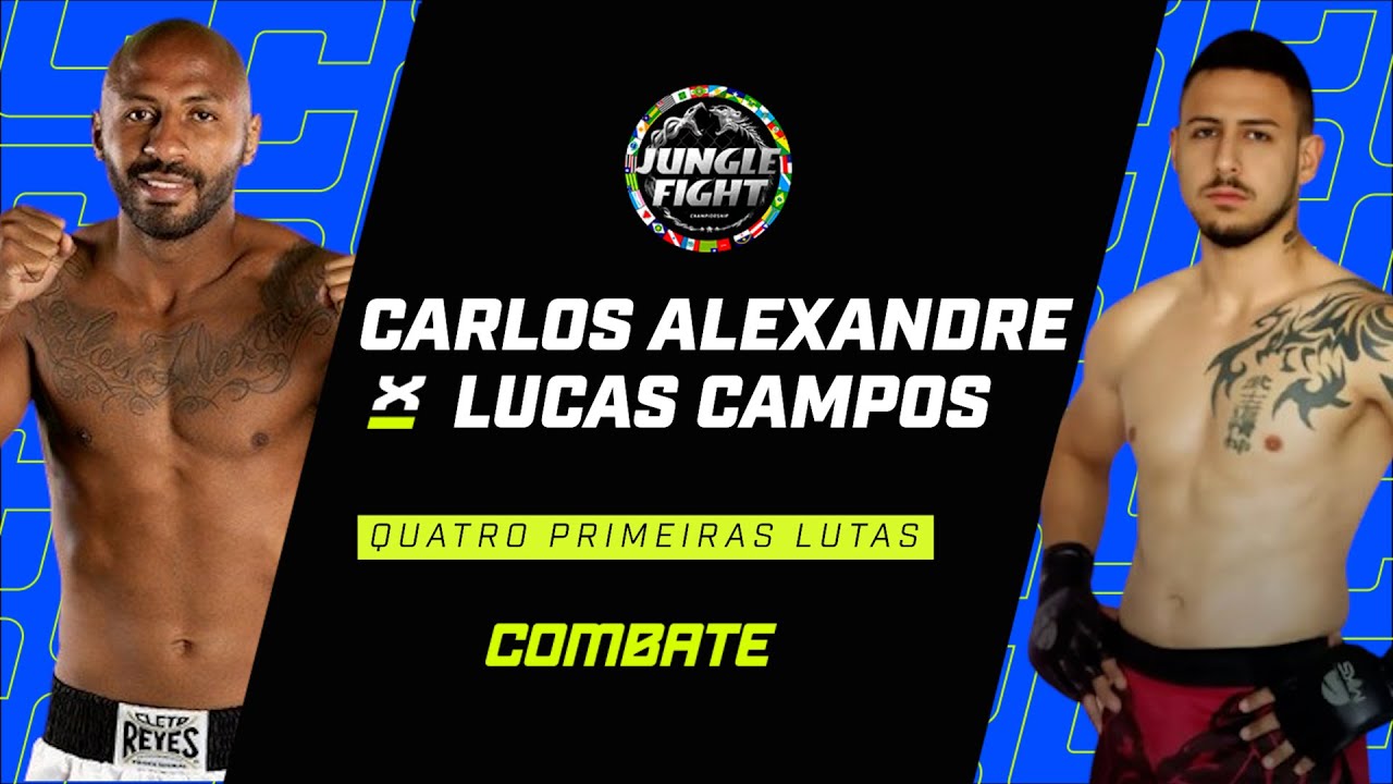 AO VIVO! JUNGLE FIGHT 137 | QUATRO PRIMEIRAS LUTAS | Combate.globo ...