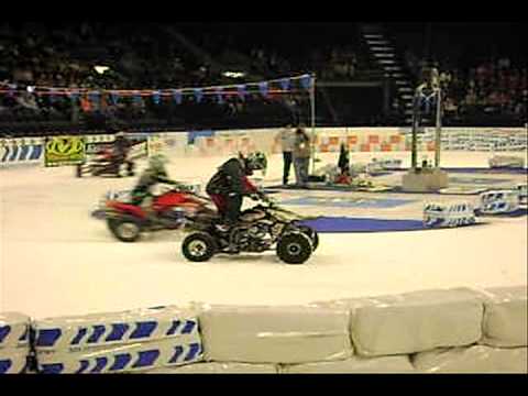 Ice Racing at Independence Events Center - YouTube