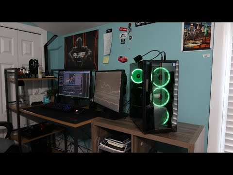 MY OFFICE & GAMING SETUP 2019 WORTH OVER $3,000! [1200 IBUYPOWER GAMING ...