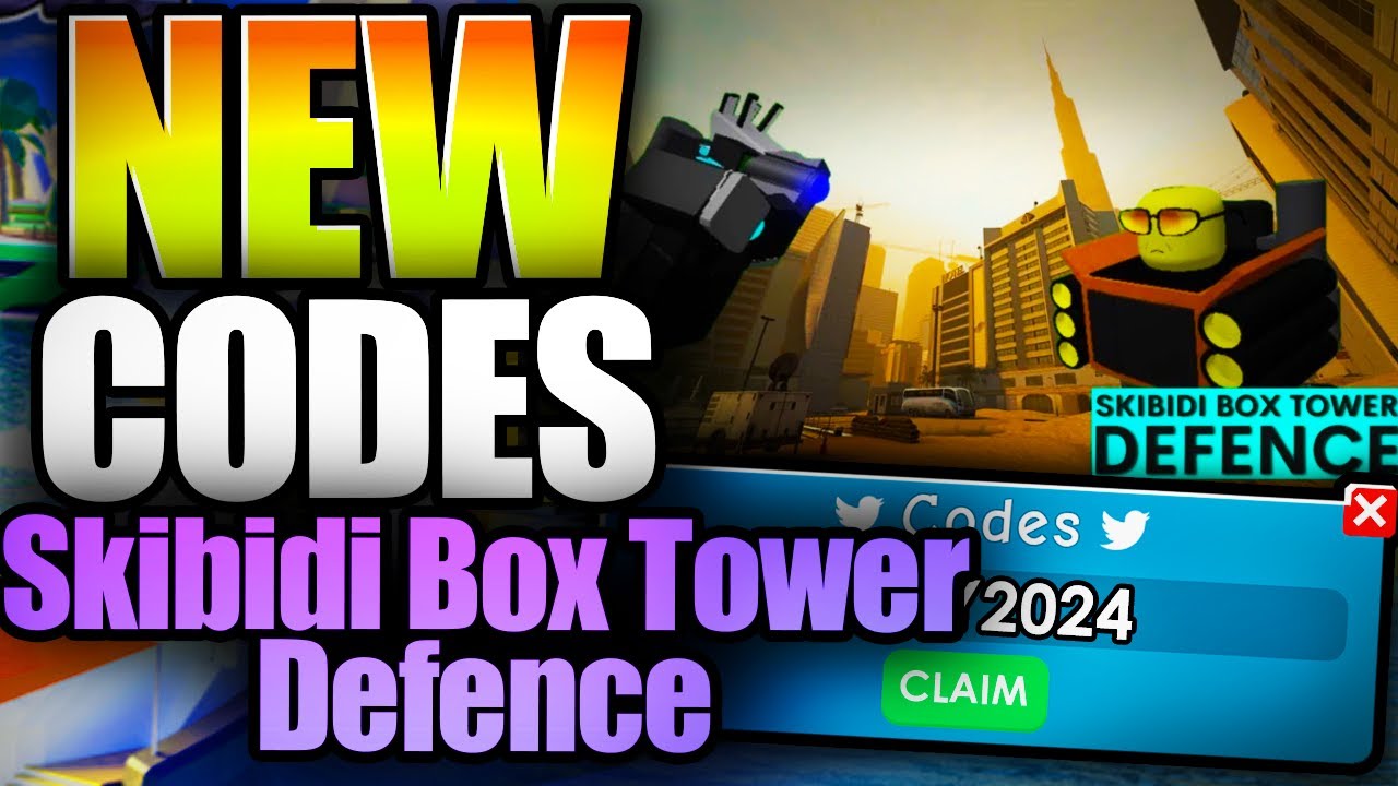 Skibidi Box Tower Defence CODES - ROBLOX JULY 2024 - YouTube
