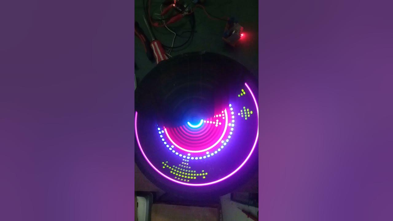 Proppeler clock pendulum with arduino nano _(prototype) - YouTube