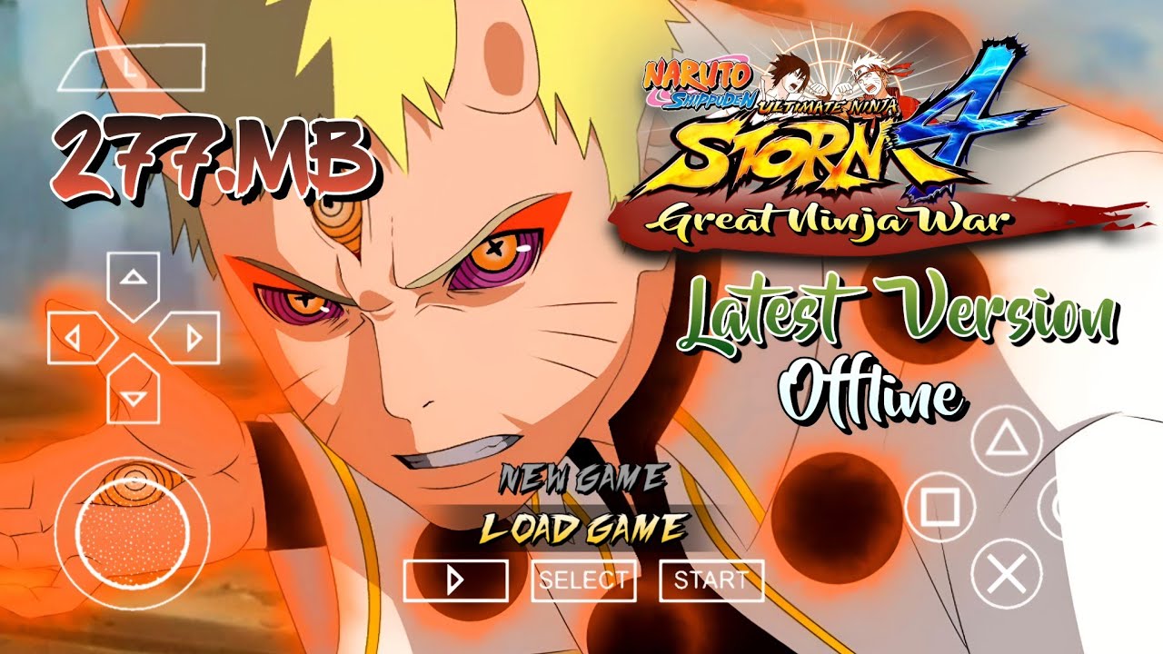 NARUTO Ultimate Ninja STORM 4 - Great Ninja War PPSSPP Android Offline ...