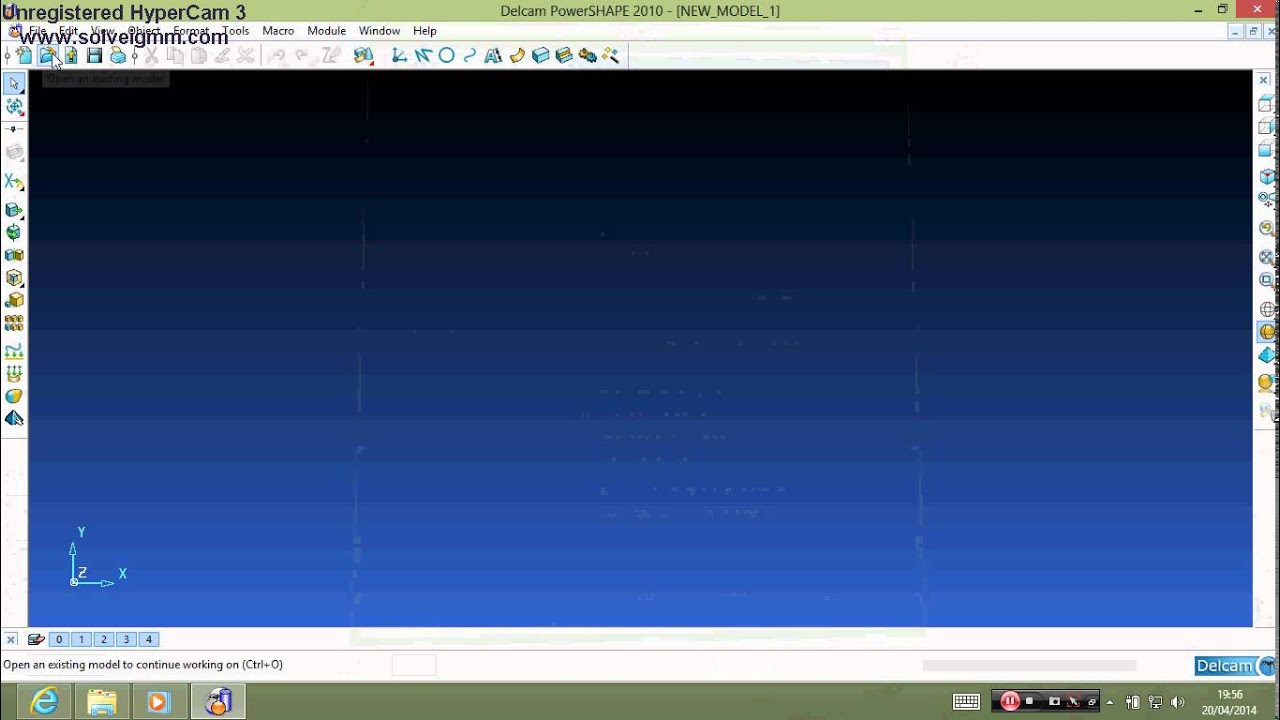 Power Shape 3D - Introdução Interface - YouTube