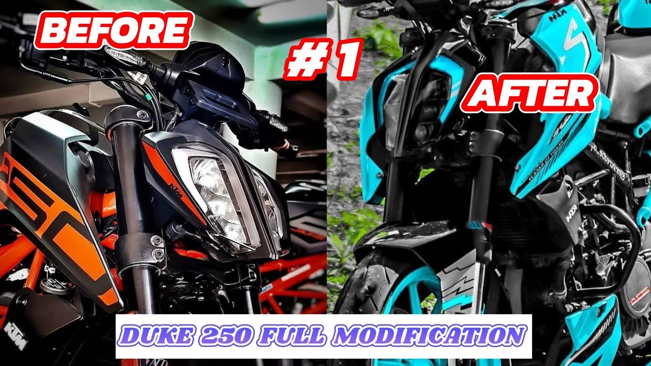 Duke 250 Fully Modified 🔥 | Unique Ktm Duke Modification 🥵🔥 | Super Ktm ...