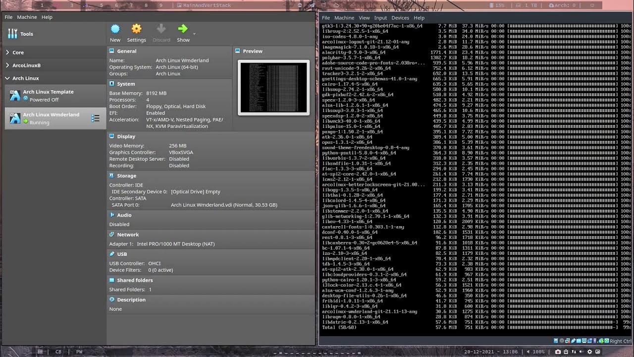 ArcoLinux : 2434 How to install Wmderland on Arch Linux and install the ArcoLinux Spices ...