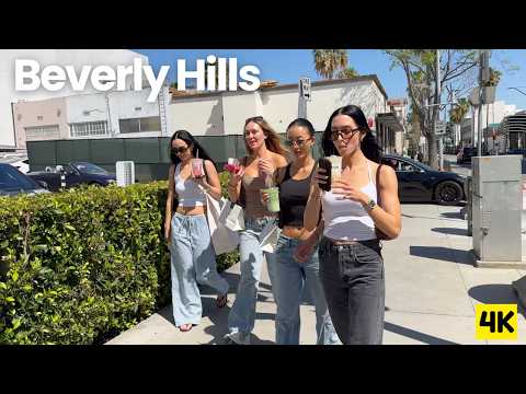 Beverly Hills Luxury 🌴 Rodeo Drive Street Style, Beauty & Supercars 4K