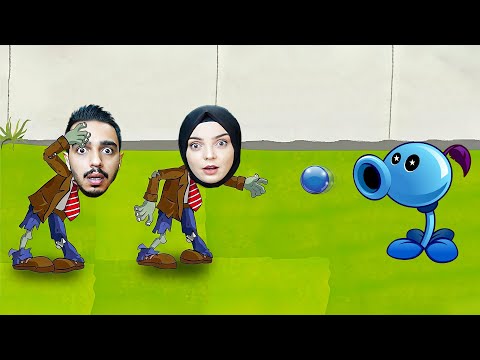 BAHÇEYE GİREN ZOMBİLERİ BİTKİLER DURDURDU !! 😱 Plants VS Zombies