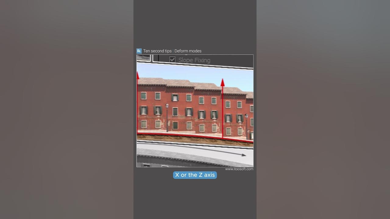 Learn RailClone's 3 segment deform modes in 30 seconds - YouTube