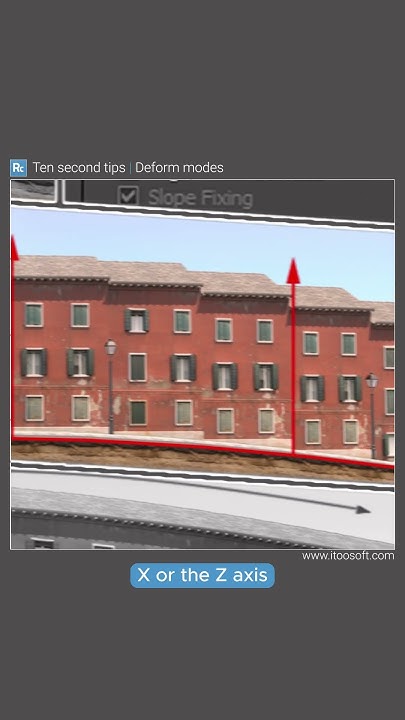 Learn RailClone's 3 segment deform modes in 30 seconds - YouTube