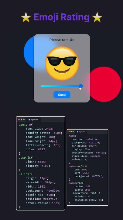 Emoji Rating 💥🔥 Codinghacks Webdevelopment Css Codeing Webdesign Html Coding