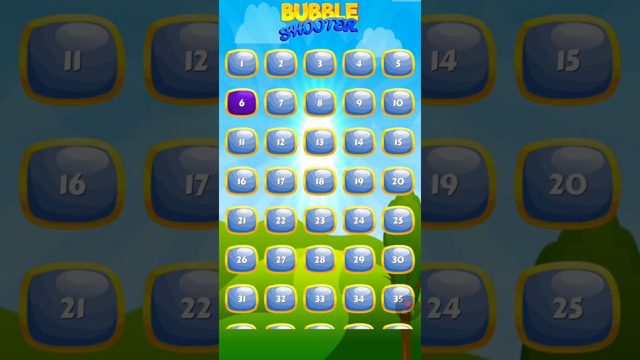 Bubble Shooter Level 6 - YouTube