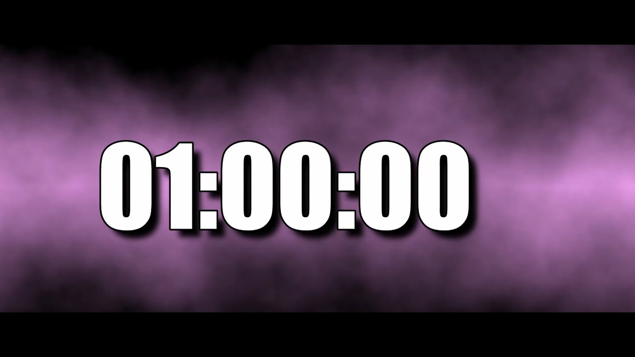 one hour timer pink smoke - YouTube