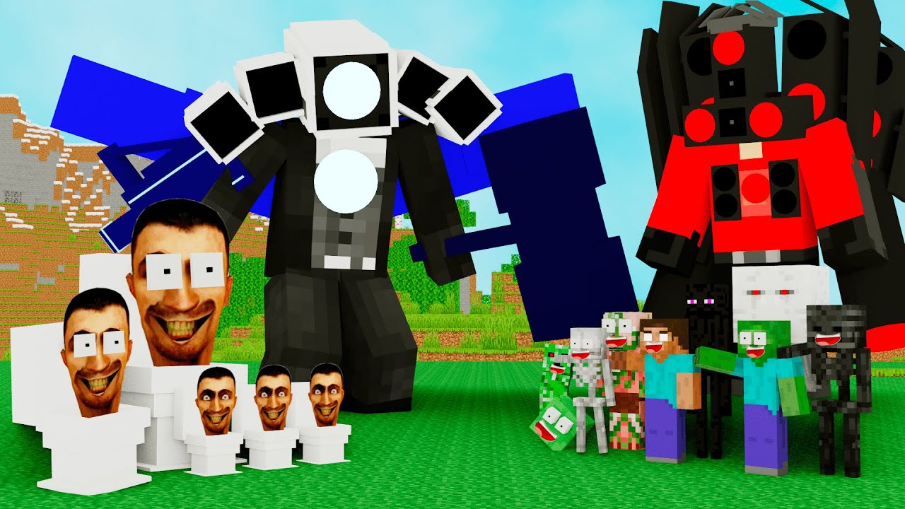 Monster School: Crafting Skibidi Toilet - Minecraft Animation - YouTube