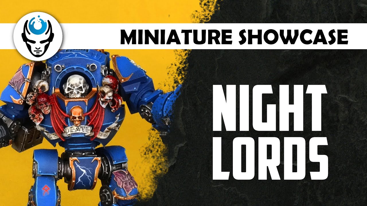 NIGHT LORDS - LVL 4 MINIATURE SHOWCASE 4K - YouTube